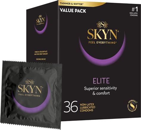 Skyn Elite 36 Count Ultra Thin Lubricated Latex Free Condoms