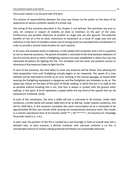 Analysis Of Fires And Firefighting Operations On Container Vessels