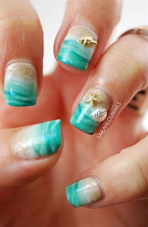 Ocean Toe Nail Designs At Erik Nowak Blog