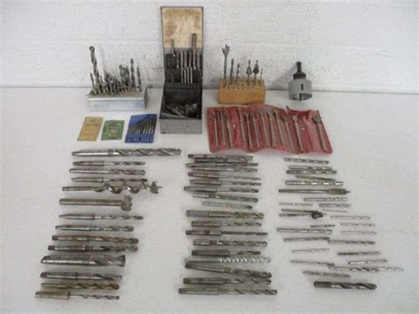 Asssortment Of Drill Bits Oberman Auctions