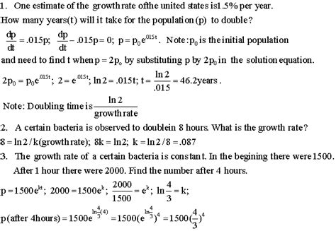 Applications Growth And Decay Problems