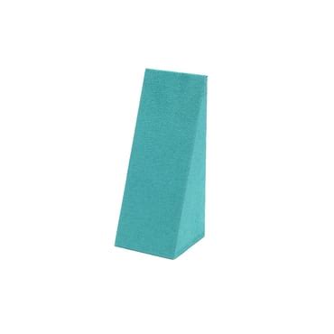 Large Teal Suede Presentation Display Block Tjdc