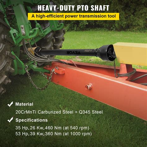 Pto Shaft 1 38 Pto Drive Shaft 6 Spline Tractor