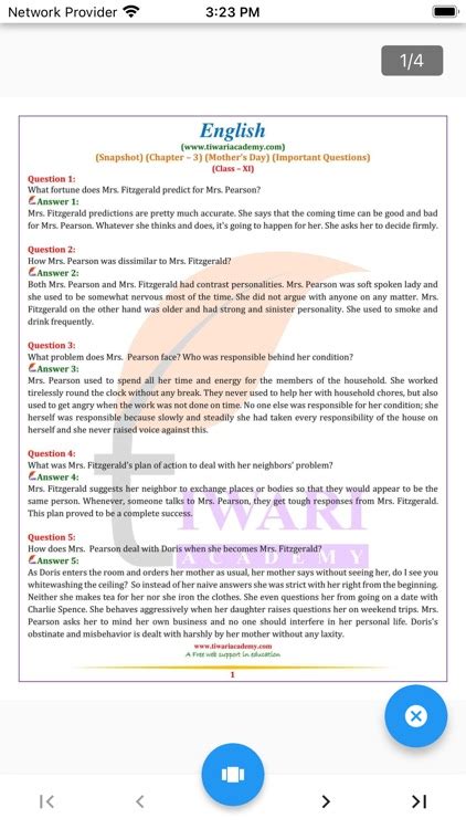 Class 11 English Solutions By Rakesh Tiwari
