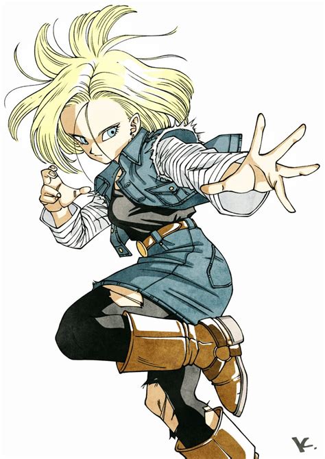 Android 18 Dragon Ball And 1 More Drawn By Kakerudbskakeru Danbooru
