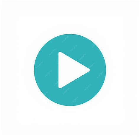 Minimal Play Button Icon Premium Ai Generated Vector