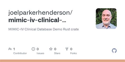 Network Graph · Joelparkerhendersonmimic Iv Clinical Database Demo Rust Crate · Github