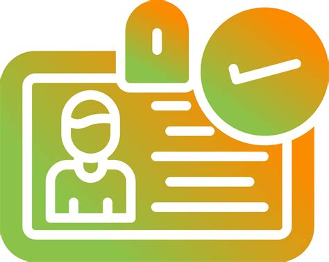 Id Verification Vector Icon 27362206 Vector Art At Vecteezy