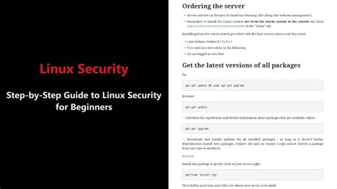 Step By Step Guide To Linux Security For Beginners