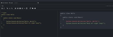 Github Like Syntax Highlighting For Diff Support Joplin Forum