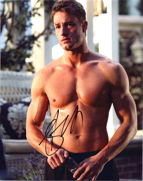 Justin Hartley Shirtless Actor Signed 8x10 Autographed Photo Coa 3