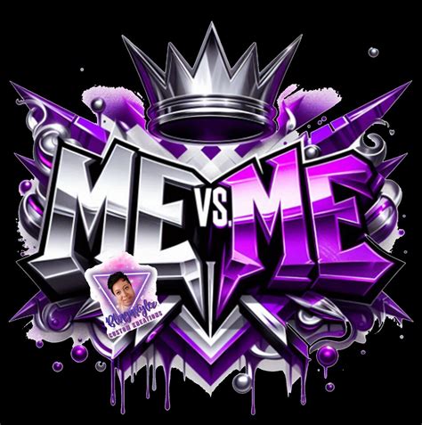 Me Vs Me Tee Etsy