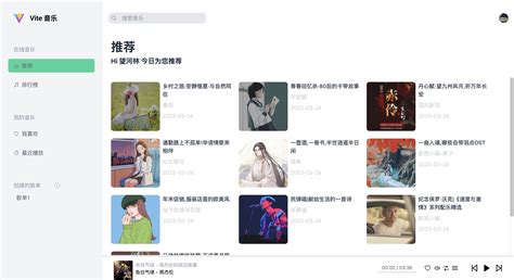 Github Ccnice Wpvitemusic 基于vue和springboot前后端分离的音乐网站