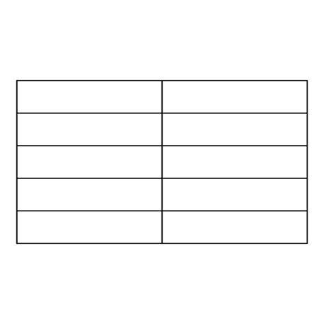 Blank Data Charts 10 Free Pdf Printables Printablee Table