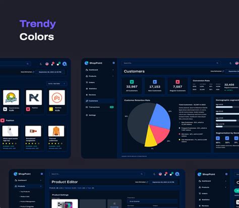 Ecommerce Admin Dashboard Dark Ui Ux And Ui Kits Websites Ft