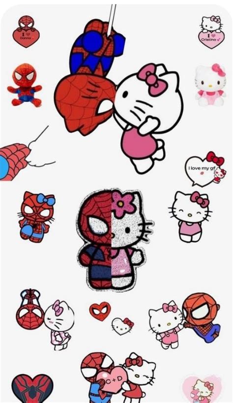 Hello Kitty And Spider Man Artofit