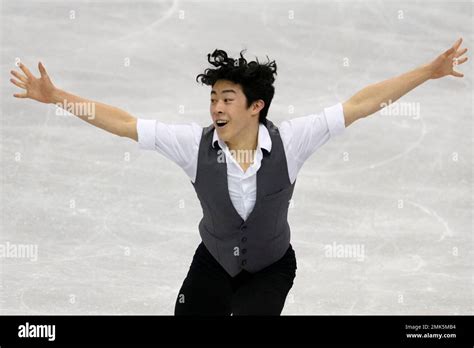 Nathan Chen Of The U S Performs His Mens Short Program Routine During