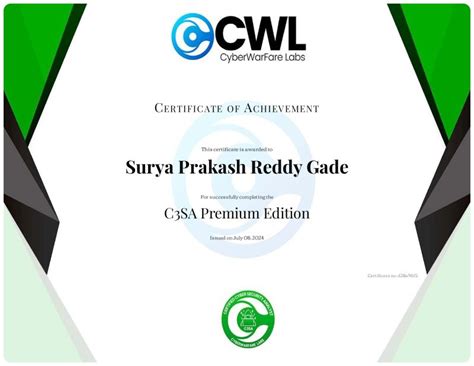 surya prakash reddy gade on linkedin cybersecurity cyberdefense