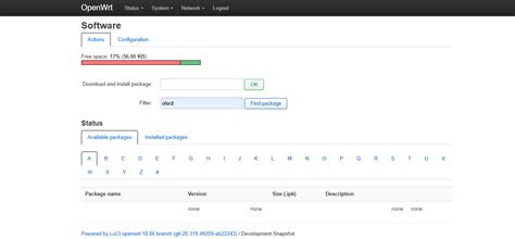 No Available Packages After Installing Openwrt On Tp Link Wr941nd