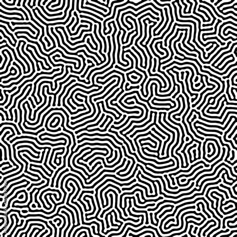 Photo And Art Print Reaction Diffusion Texture Vector Seamless Organic