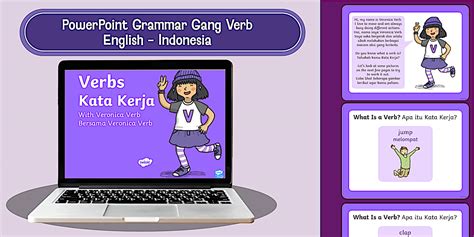 Powerpoint Grammar Gang Verb English Indonesia