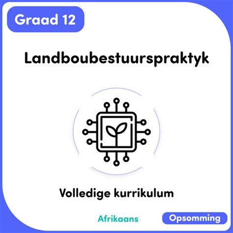Gr 12 Landboubestuurspraktyk Testpapers