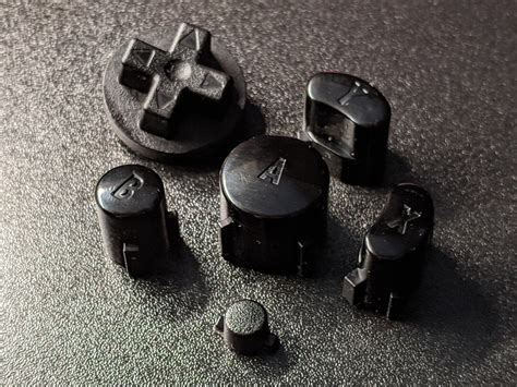 Custom Resin Cast Gamecube Controller Buttons Black Hole Etsy