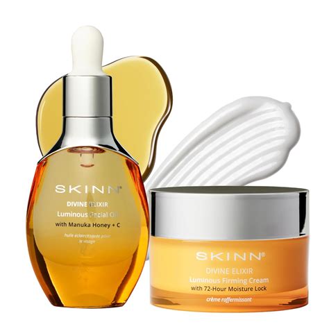 Skinn Luminous Facial Oil And Face Firming Cream Set Anti