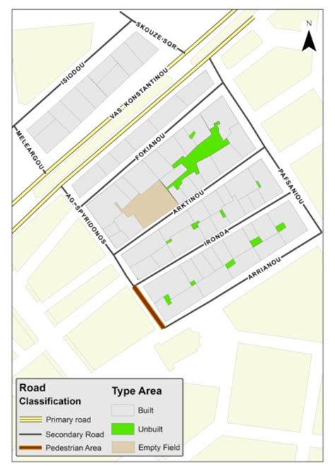Study Area Map Area Type Road Classification Download Scientific