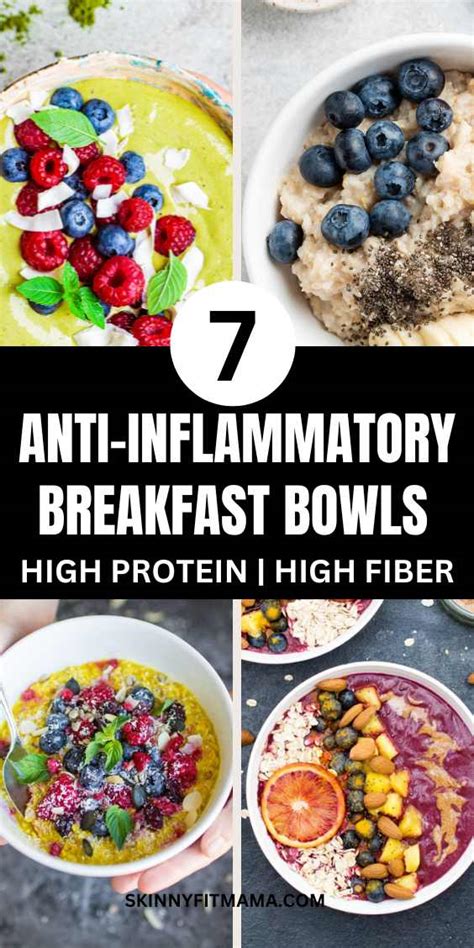7 Healthy Anti Inflammatory Breakfast Bowl Recipes Skinny Fit Mama