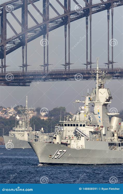 Hmas Perth Ffh 157 Anzac Class Frigate Of The Royal Australian Navy Editorial Image