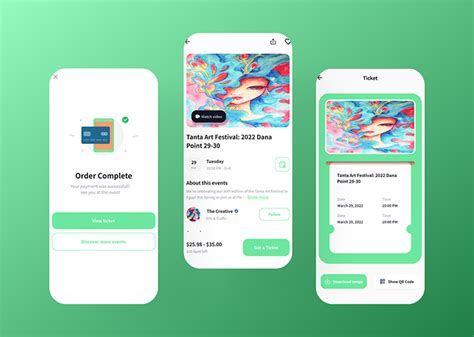 Ticketch Premium Event Booking Flutter App Ui Template Codemarket