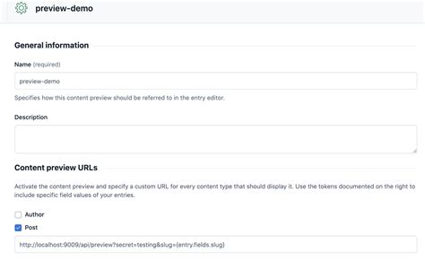 github contentful preview demo demo app for the setting up content