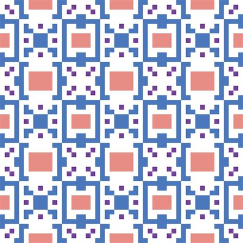 Premium Vector Pixel Art Seamless Pattern