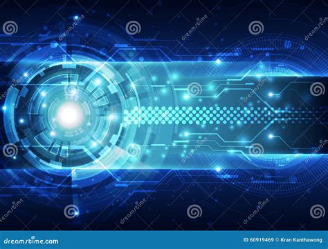 Abstract Vector Engineering Technology Background Illustration Stock