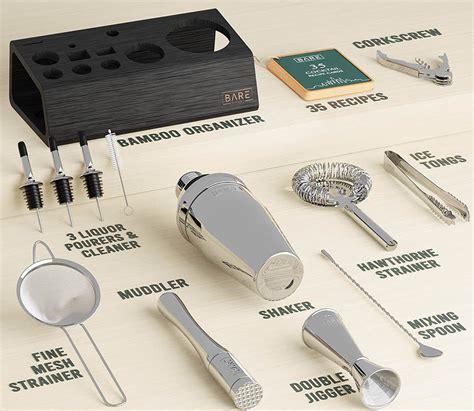 This Home Bartender Set Makes A Great Last Minute Christmas T