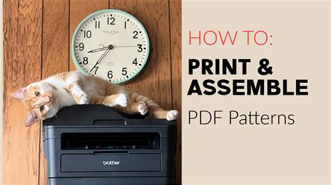 How To Print And Assemble Pdf Sewing Patterns The Pattern Department