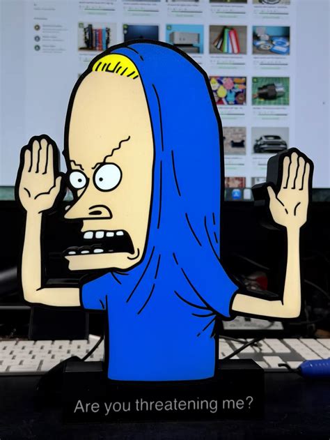 Cornholio Beavis And Butt Head Lightbox Free 3d Print Model
