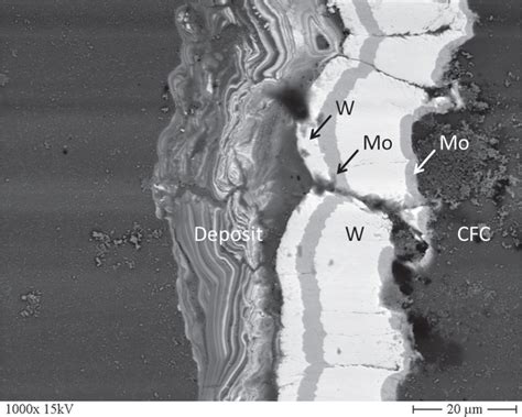 Scanning Electron Micrograph Of The Deposit On Tile 1 Using