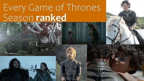Every Game Of Thrones Season Ranked Youtube