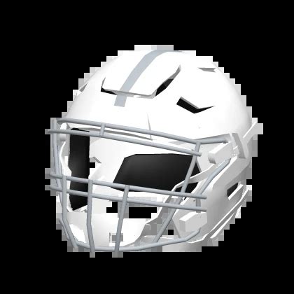 White And Metallic Grey Striped Football Helmet Roblox Item Rolimons