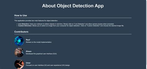 Github Raufjatoiobject Detection App In Java My 2nd Sem Uni Project With Ahsan And Umar As