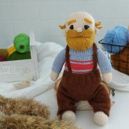 Grandpa Doll Knitting Pattern Knitting Pattern By Worldcountrytoys