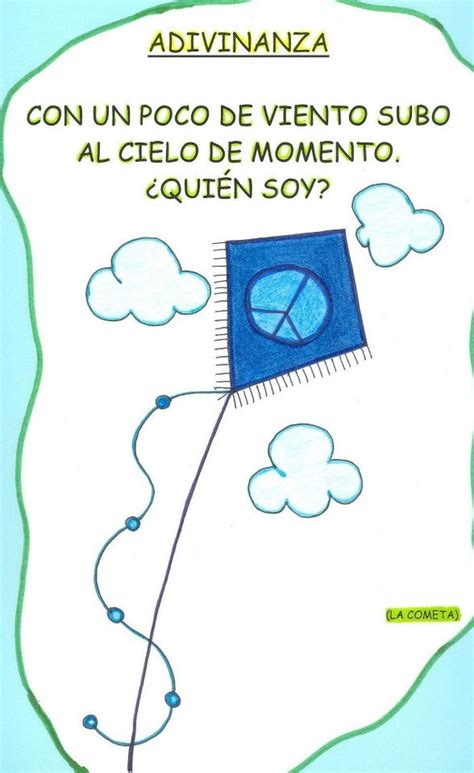 Barrilete Adivinanzas Para Niños Adivinanzas Adivinanzas Y Trabalenguas