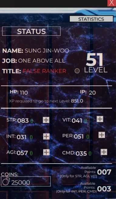 Solo Leveling Fan Spends 70 Hours Building Anime Accurate System