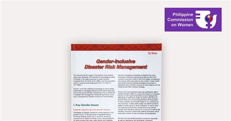 Gender And Development Corner