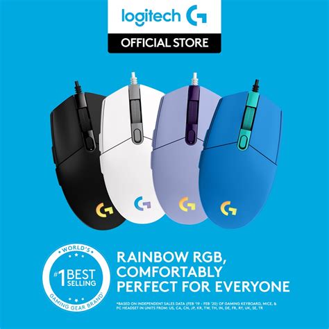 Jual Logitech G203 Mouse Gaming Wired Rgb Lightsync With Macro Shopee