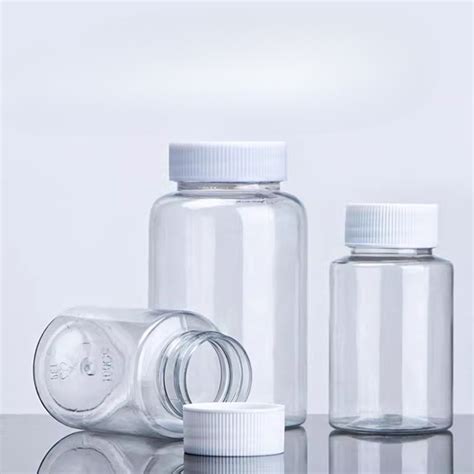 Pet Plastic Sample Bottle Reagent Sampling Bottle Large Mouth Wide