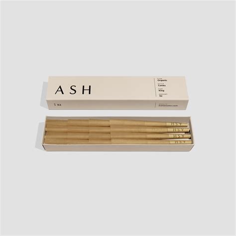 Pre Rolled Cones Organic 32 Count By Ash