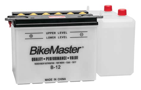 Bikemaster Conventional Battery For Harley Fl Xl 1965 1984 Revzilla